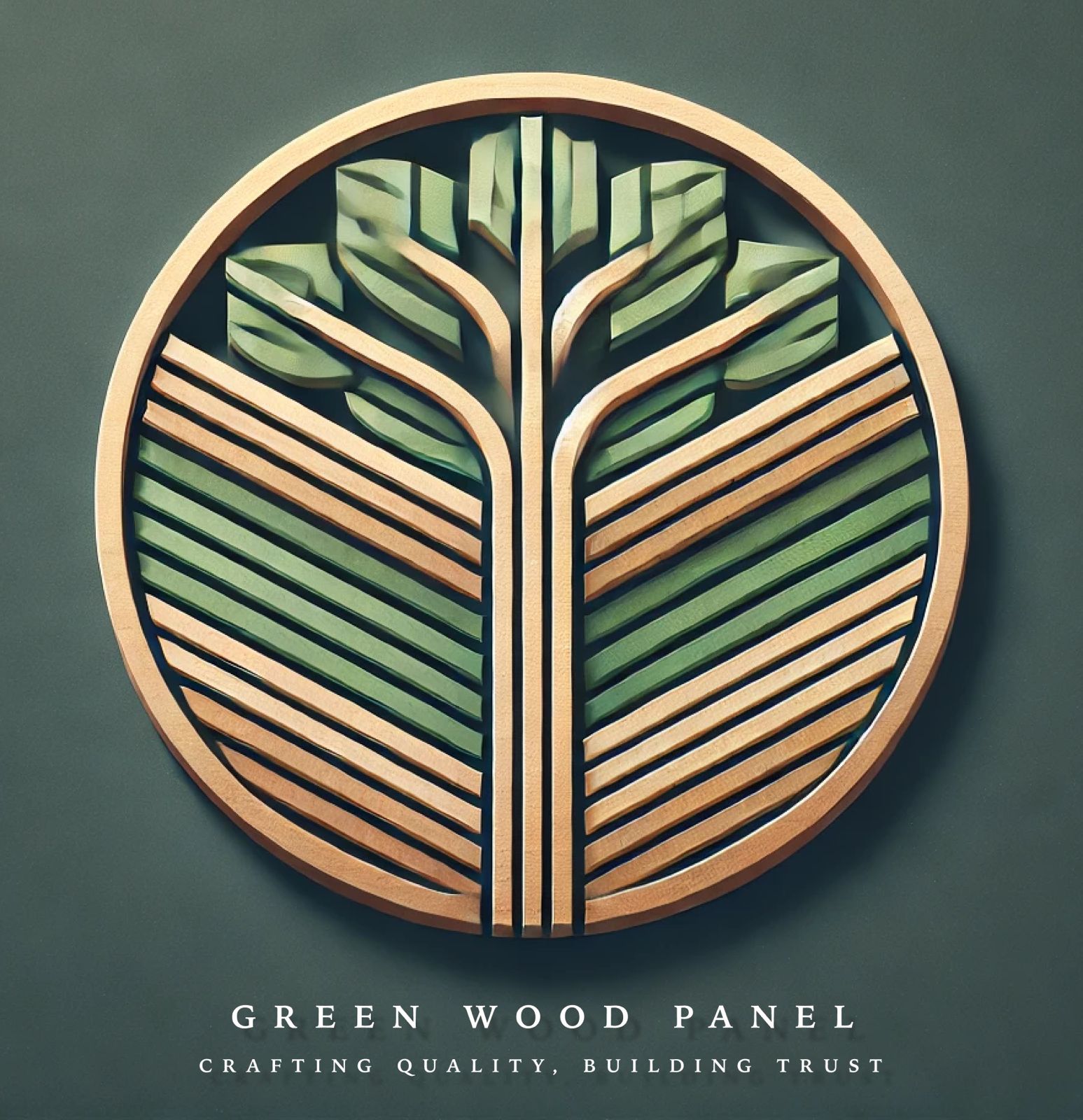 Green Wood Panel